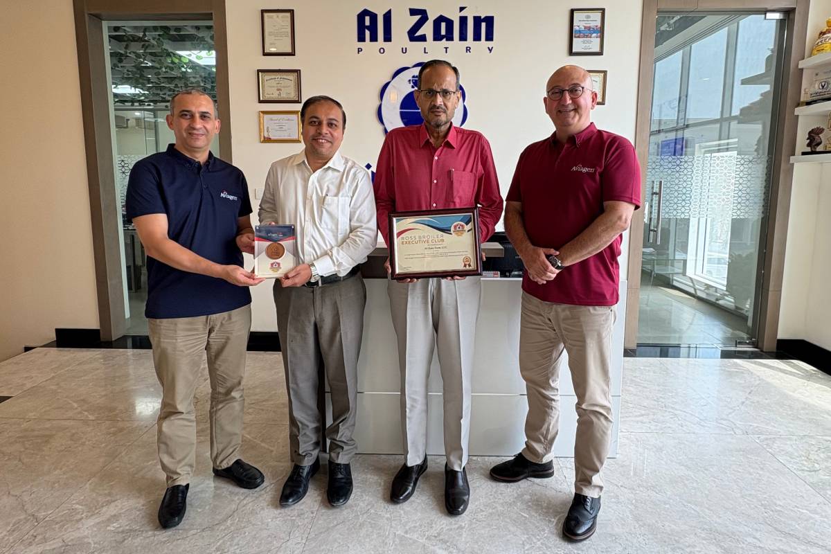 Al Zain Poultry Oman Honored in Ross Broiler Executive Club